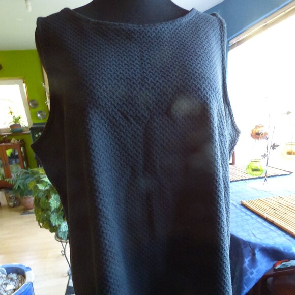 Old Navy | Tops | Goth Biker Black Thick Heavy Tank Top With Back ...